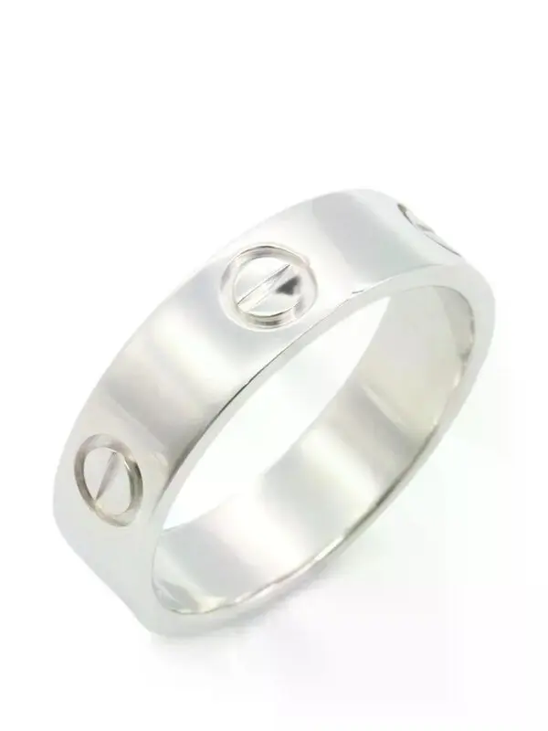 Cartier 18k White Gold Love Ring