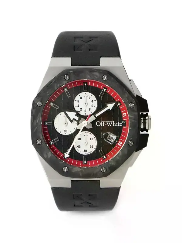 Off-White Frequency Chrono 42mm Watch - Black