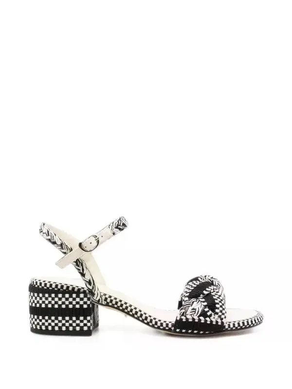 AMAMBAIH Nora Braided-strap Sandals - Black