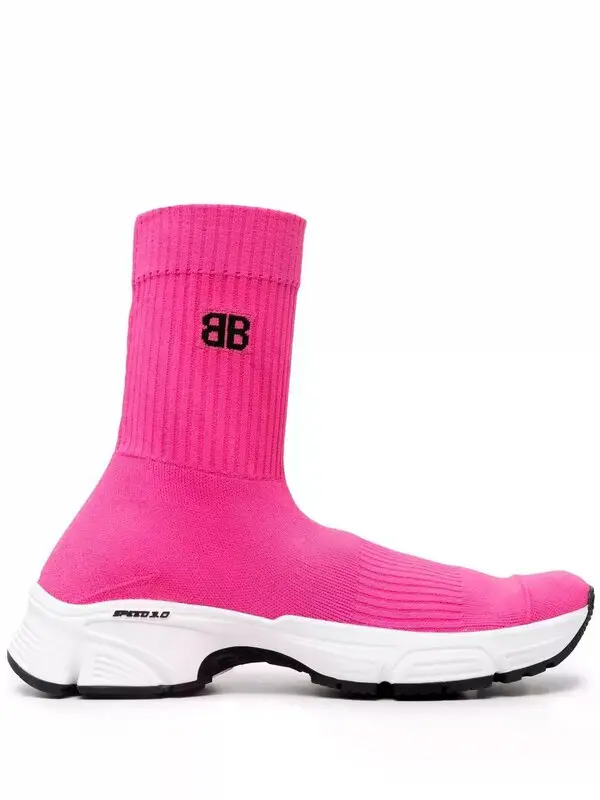 Balenciaga Speed 3.0 Sock-style Sneakers - Pink