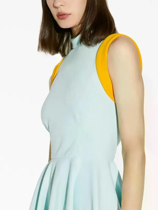 Emilio Pucci Contrast-trim Flared Dress