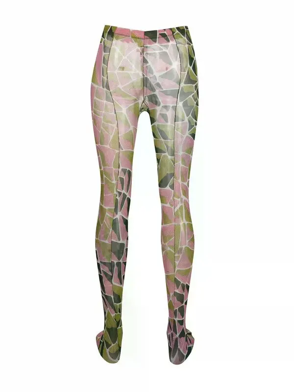 Emilio Pucci Mosaic-print Tights
