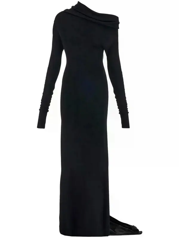 FERRAGAMO Draped One-shoulder Gown
