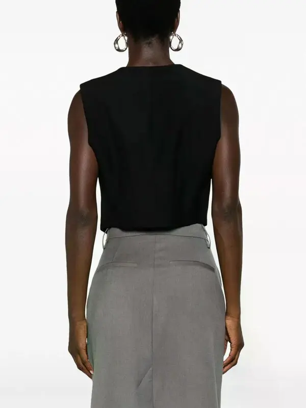 Stella McCartney Sleeveless Virgin Wool Waistcoat