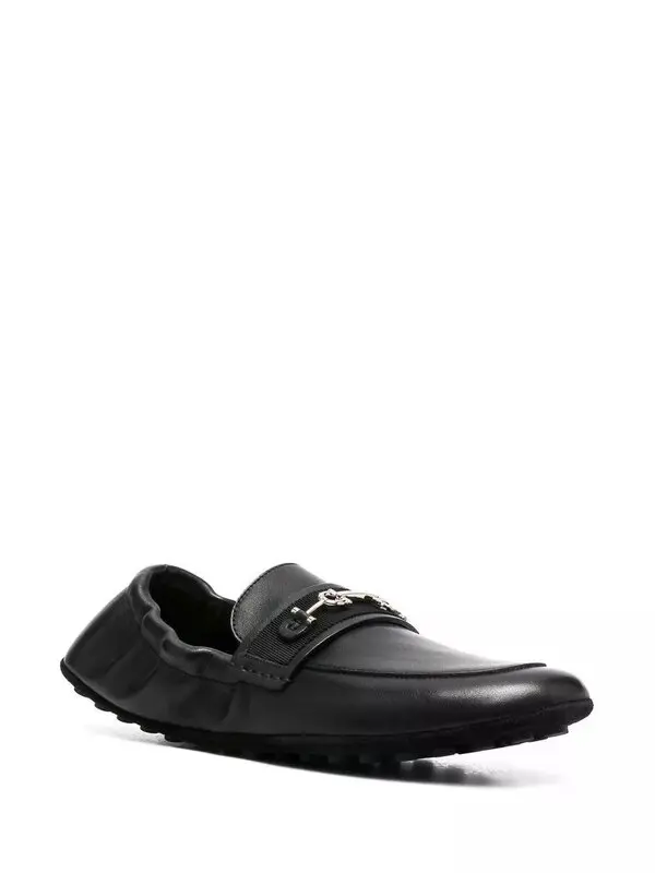 FERRAGAMO Nomadic Stories Leather Loafers