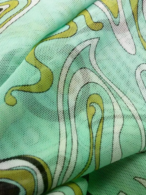 Emilio Pucci Africana-print Elasticated-waist Tights