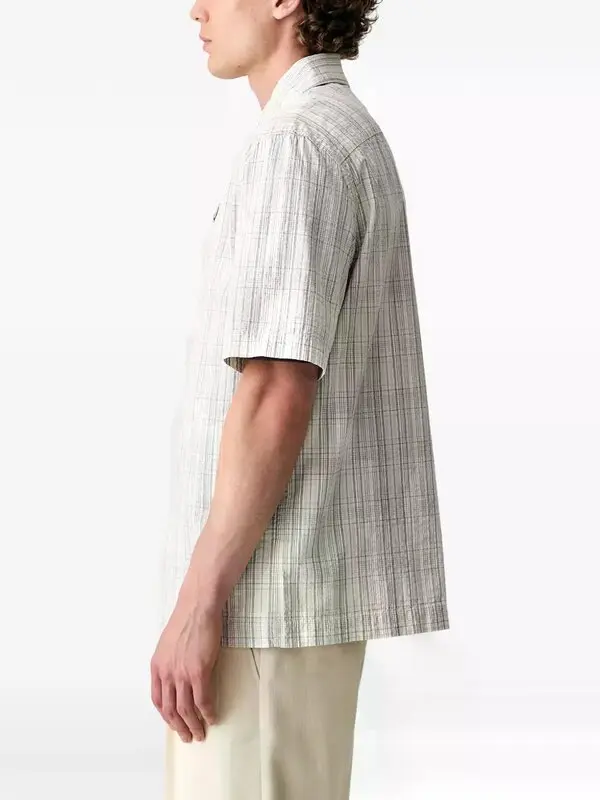 Fred Perry Check-print Short-sleeve Shirt