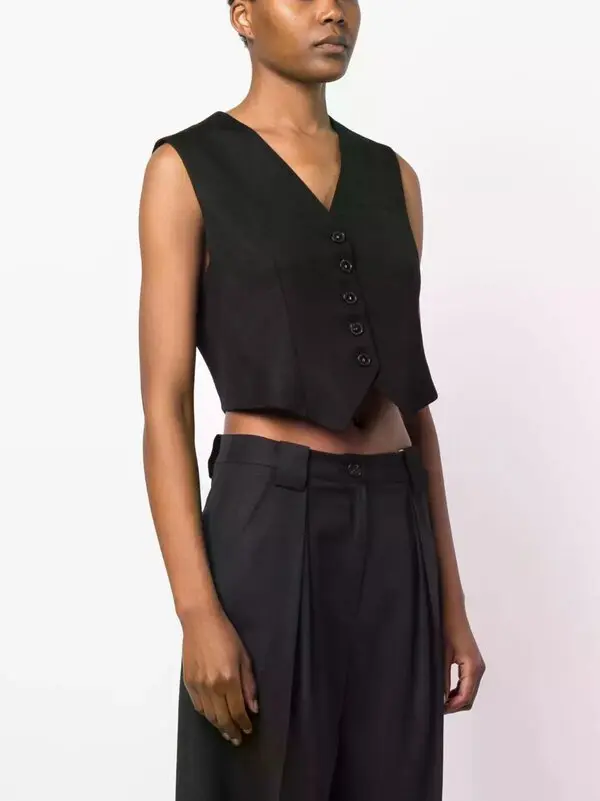 Stella McCartney Cropped Canvas Vest