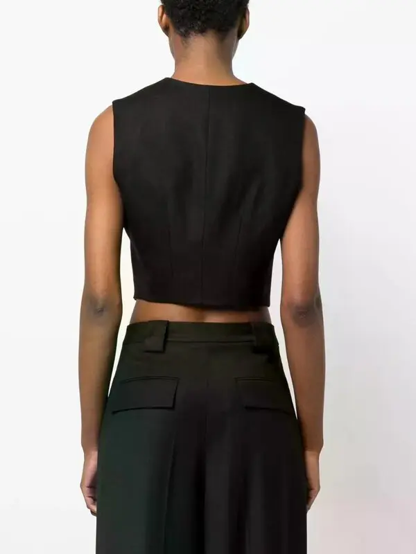 Stella McCartney Cropped Canvas Vest