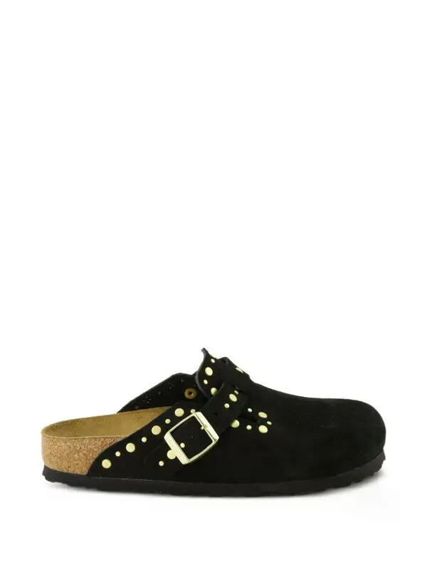 BIRKENSTOCK Boston Stud-embellished Sandals - Black
