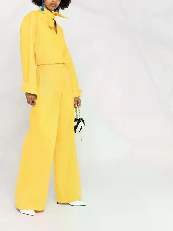Emilio Pucci Wide-leg Wool Trousers