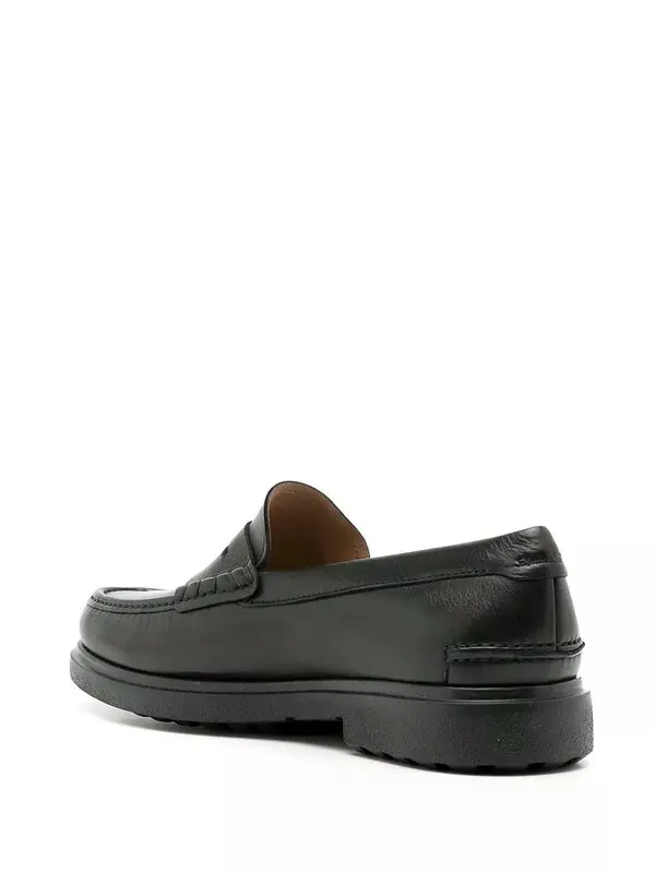 FERRAGAMO Leather Penny Loafers