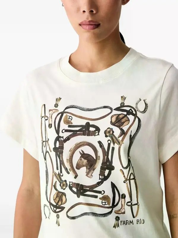 Farm Rio Graphic Print T-shirt