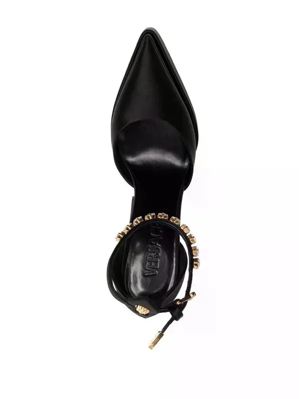 Versace 120mm Satin Platform Sandals