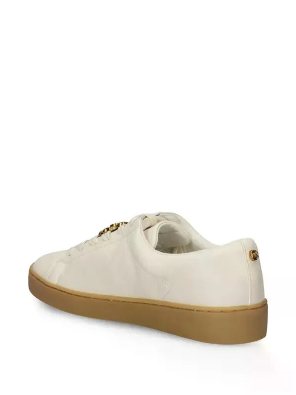 Michael Kors Flower-detail Leather Sneakers