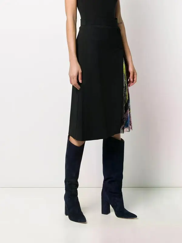 Emilio Pucci Sequin Pleat Detail Skirt