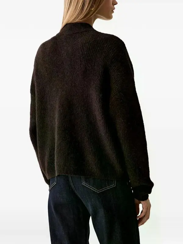 GESTUZ Alphagz Ribbed-knit Cardigan