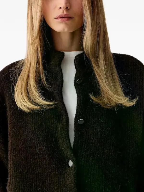 GESTUZ Alphagz Ribbed-knit Cardigan