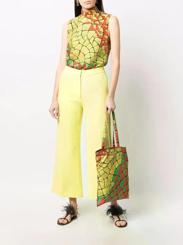 Emilio Pucci Pressed-crease Flared Trousers