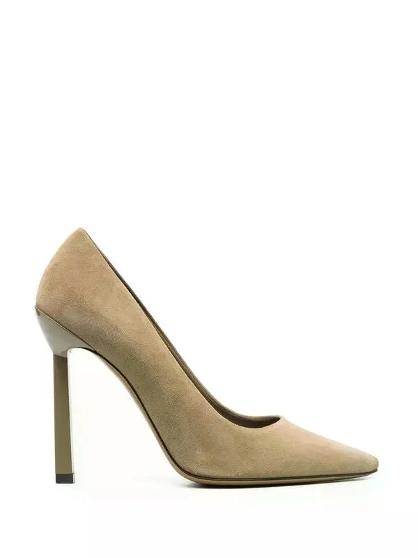 FERRAGAMO Justina Pointed-toe 110mm Pumps - Neutrals