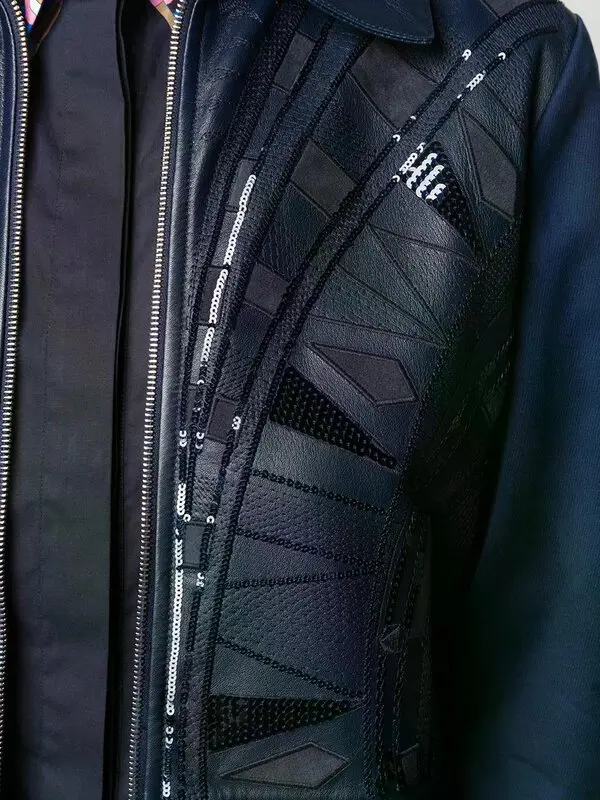 Emilio Pucci Sequin-embellished Panelled Coat