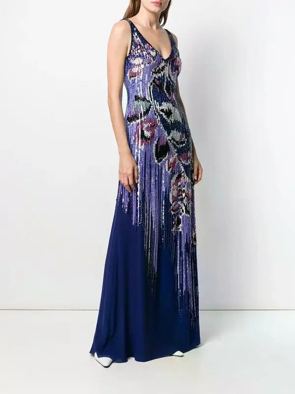Emilio Pucci Sequin Embellished Peony Dress