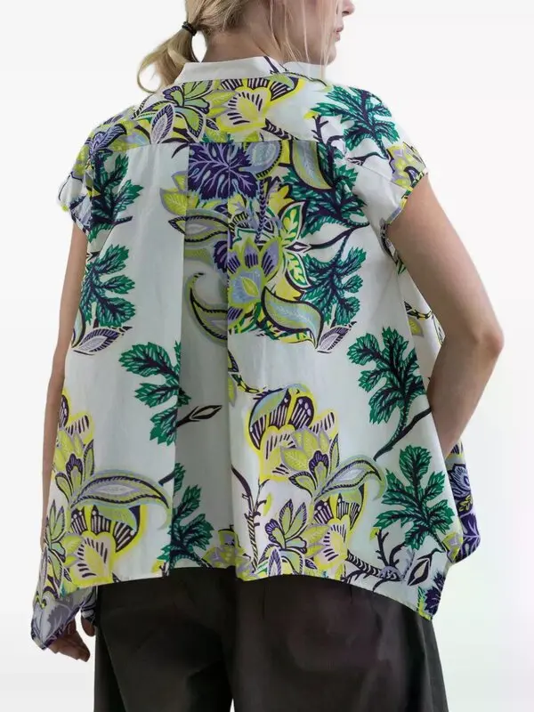 PSOPHIA Sun-kissed Marigold Meadow Floral Blouse