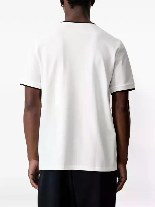 Fred Perry Logo-embroidered Henley T-shirt