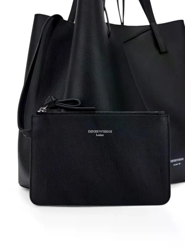 Emporio Armani Logo Print Tote Bag