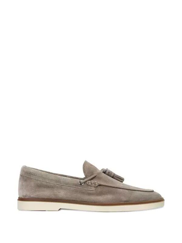 BOSS Lambskin Loafers - Neutrals