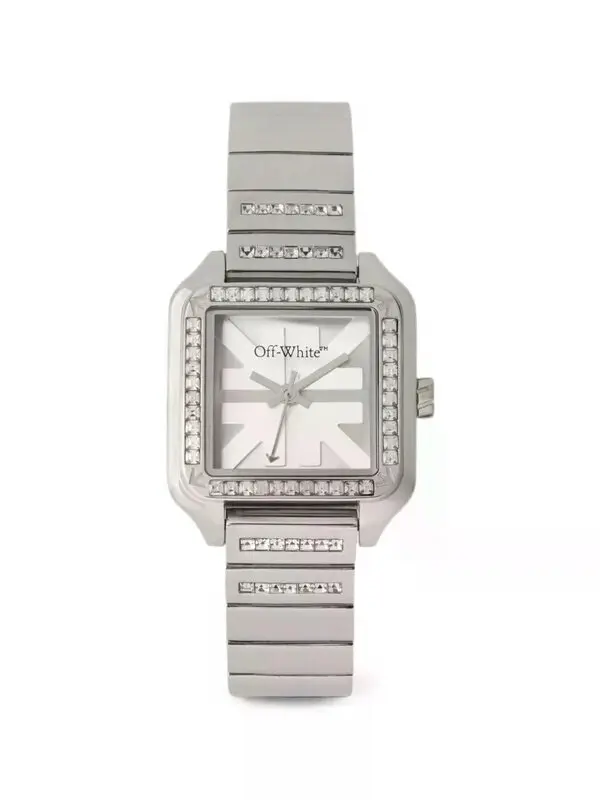 Off-White After Hours Pavé 31.5mm Watch - White
