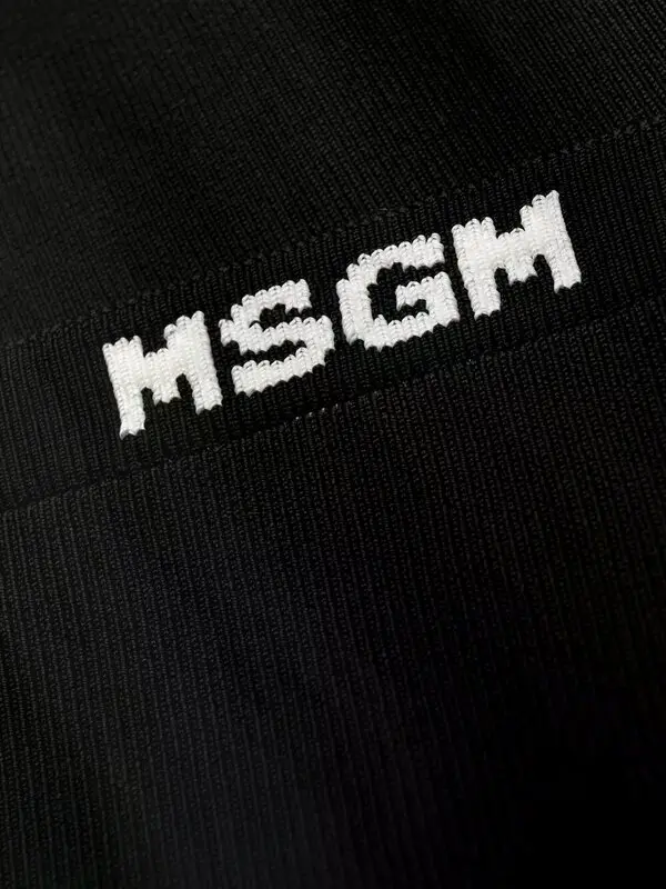 MSGM Knitted Logo Waistband Briefs