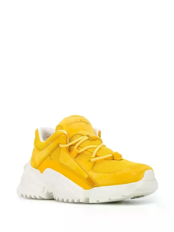FERRAGAMO Skylar Two Tone Sneakers