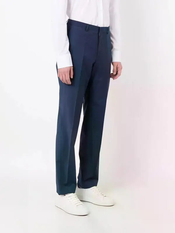 Hugo Straight-leg Tailored Trousers - Blue