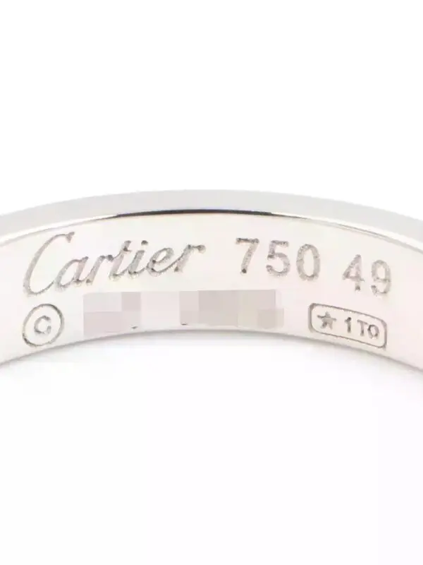 Cartier 18k White Gold Love Ring