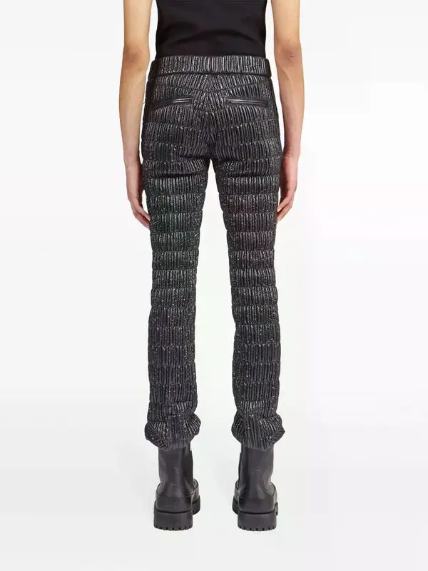 FERRAGAMO Metallic-finish Padded Trousers