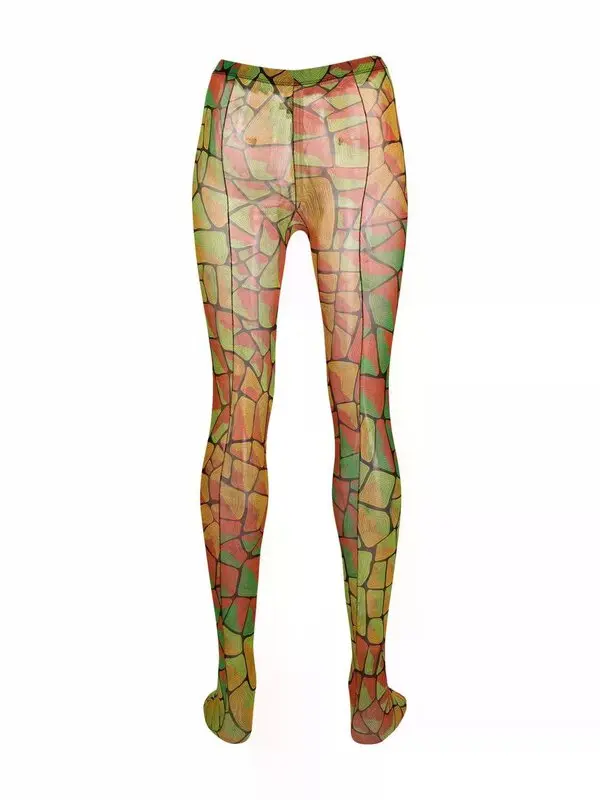 Emilio Pucci Tartuca-print Tights