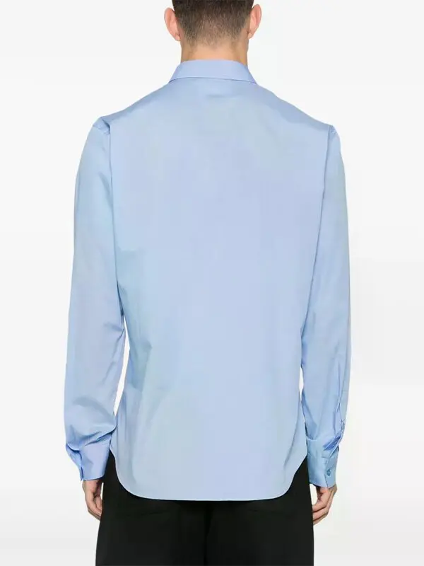 Versace Logo-print Cotton Shirt