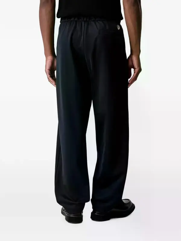 Fred Perry Embroidered-logo Wide-leg Trousers