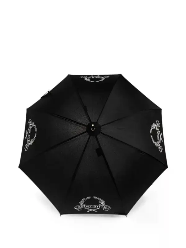 Moschino Logo-print Umbrella - Black