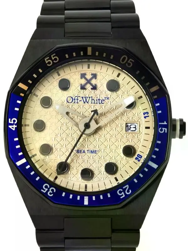 Off-White Dry Mode Rotating Bezel 39mm Watch - Neutrals