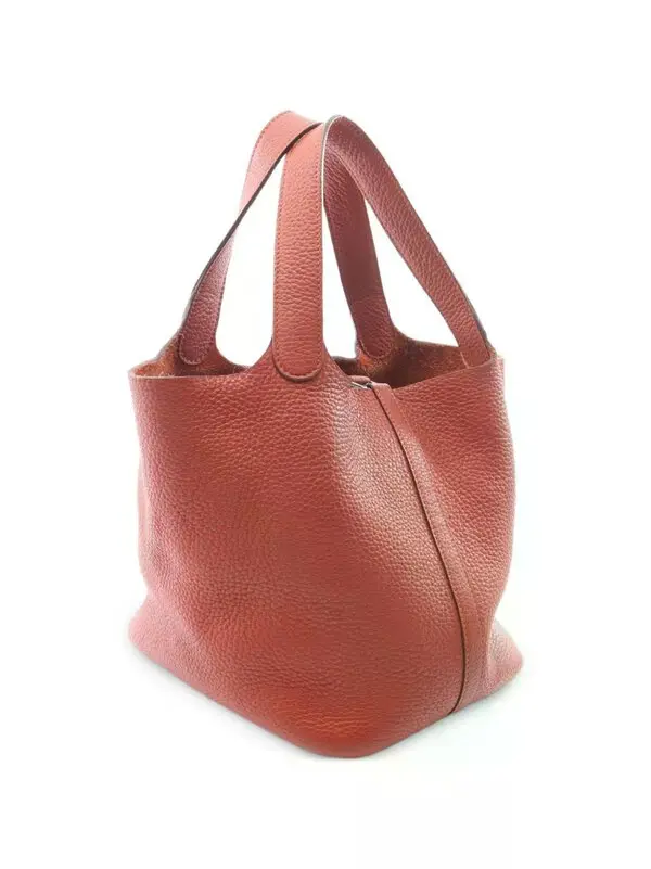 Hermès Picotin Lock Taurillon Clemence Leather Tote Bag - Orange