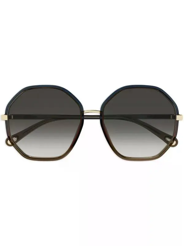 Chloé Geometric-frame Sunglasses - Grey