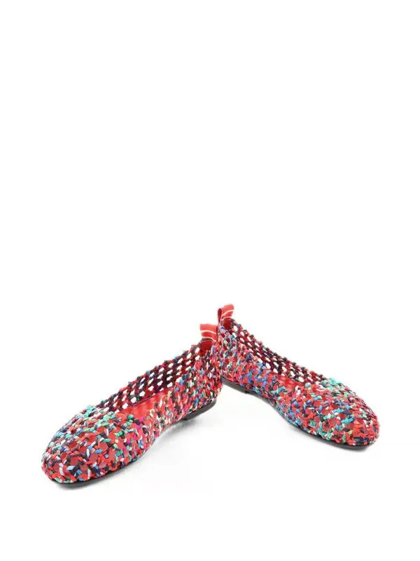 Hermès 2020s Minork Woven Ballet Flats