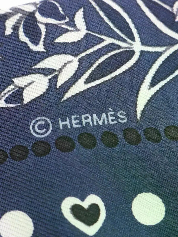 Hermès 2010s Entre Ciel Et Mer Bandana Twilly Scarf