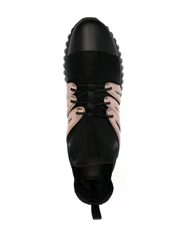 FERRAGAMO Wavy Sole High-top Sneakers