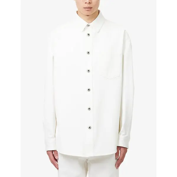 Loewe Anagram-embroidered Cotton Overshirt