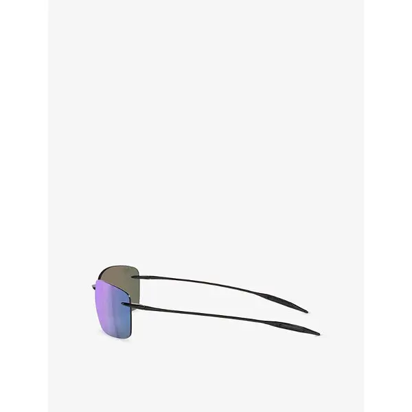 Maui Jim 423 Lighthouse Rectangle Acetate Sunglasses
