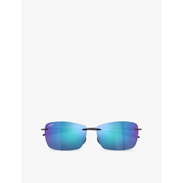 Maui Jim 423 Lighthouse Rectangle Acetate Sunglasses