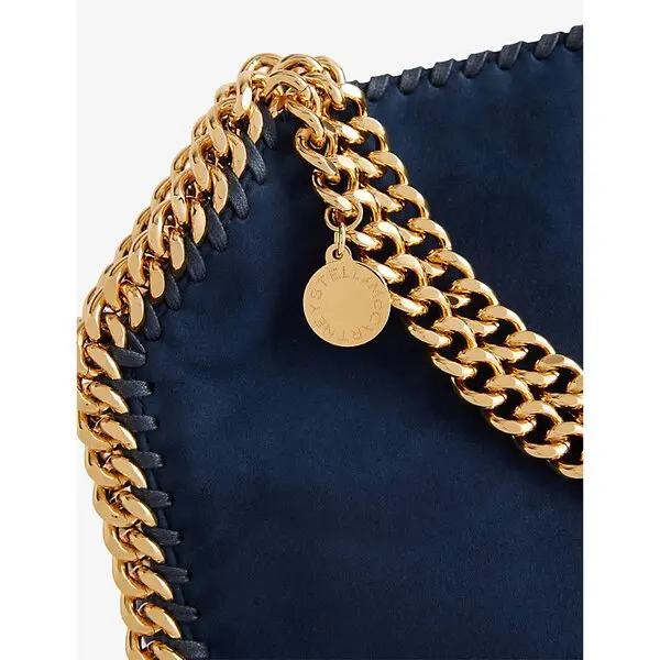 Stella McCartney Falabella Mini Faux-suede Tote Bag - Navy